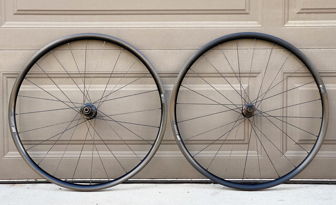 DT Swiss G540 Road CX Gravel Bike Disc Brake Thru Axle Alloy Wheelset ...